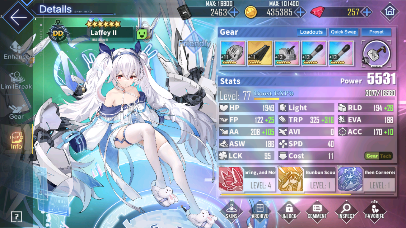 ข้อมูลของ | Azur Lane Guide TH