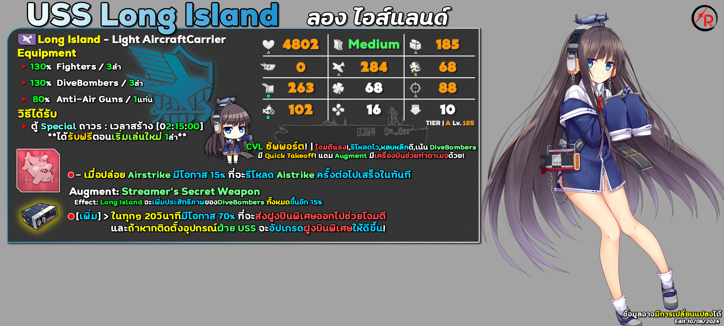 ข้อมูลของ | Azur Lane Guide TH